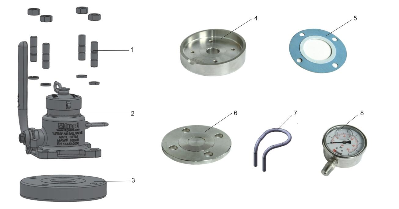 1.5” BSP Air Inlet Ball Valve - Grand TEK