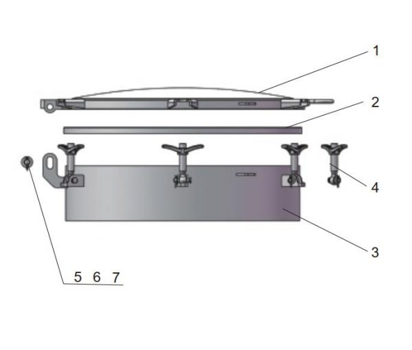 500mm withstands 4Bar Pressure Manlid - Grand TEK